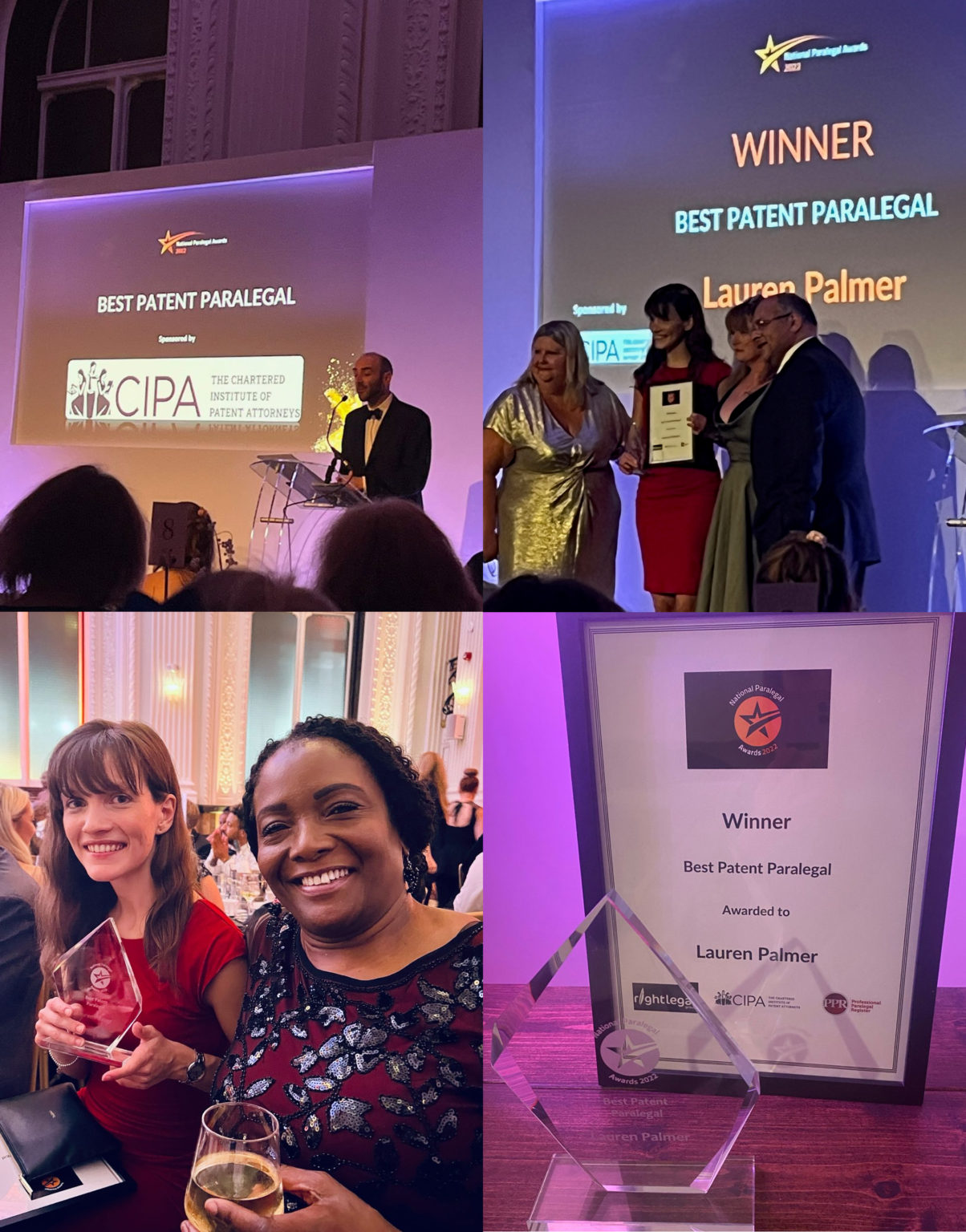 National Patent Paralegal of the Year Award 2022 – Dehns Winner! - Dehns